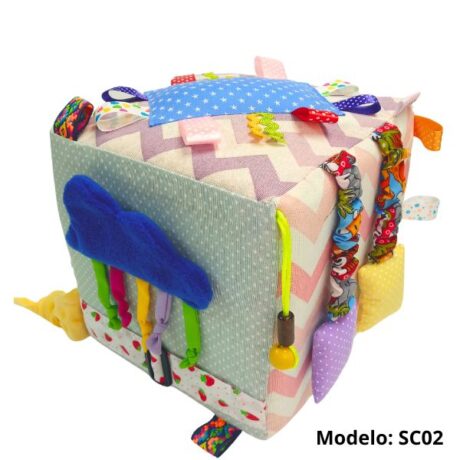 Cubo con actividades sensoriales Cubo Sensorial - Tienda On Line